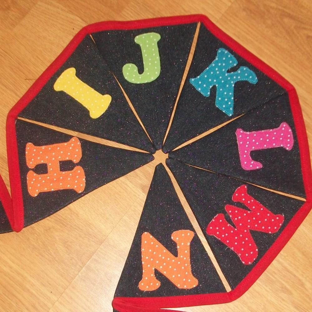 Alphabet Bunting Rainbow Abc Banner on Luulla