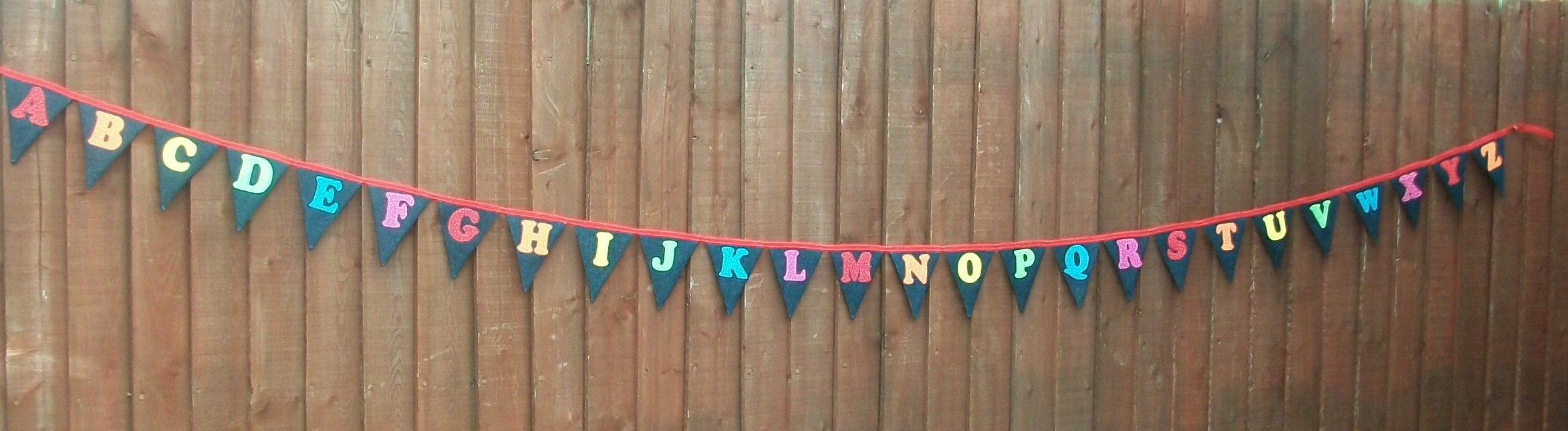 Alphabet Bunting Rainbow Abc Banner on Luulla
